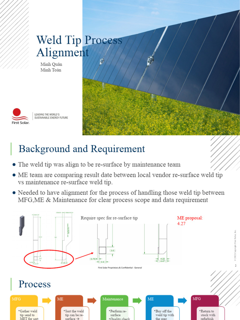 Weld Tip Process | PDF | Computing