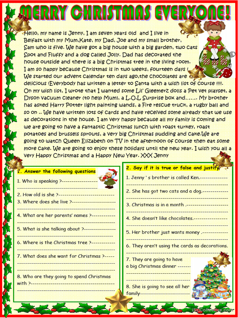Merry Christmas Everyone! Christmas Reading | PDF | Christmas