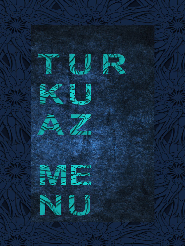 Turkuaz Menu Merge All Menu 2021 | PDF