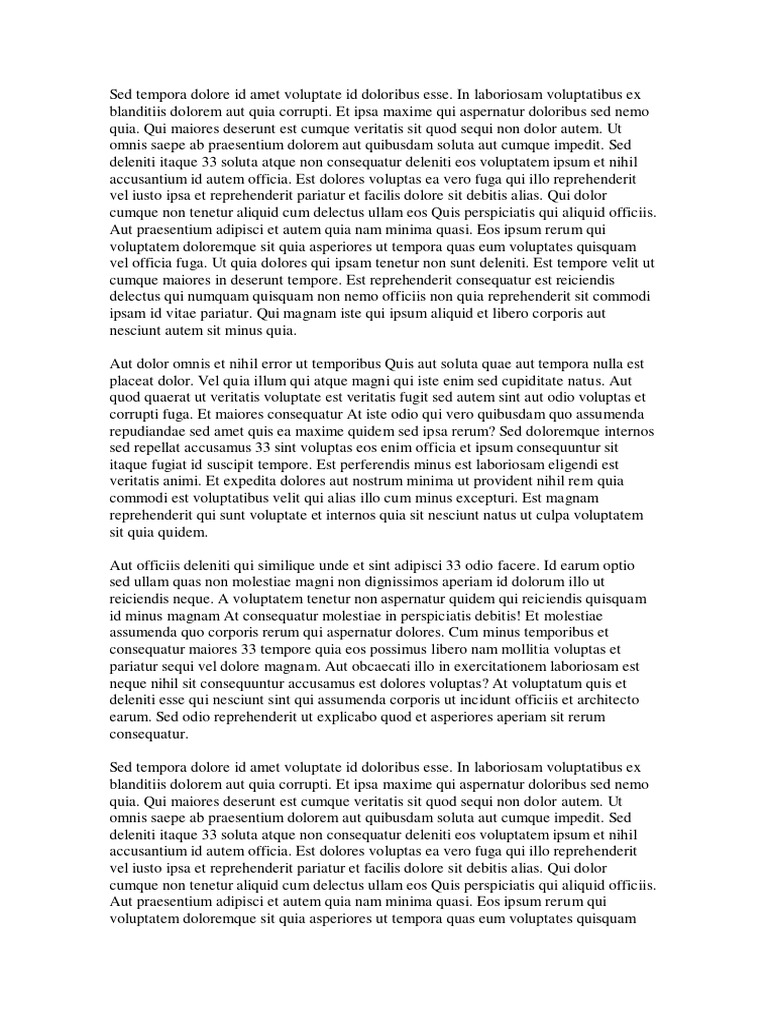 Sed Tempora Dolore Id Amet Voluptate Id Doloribus Esse 2 | PDF