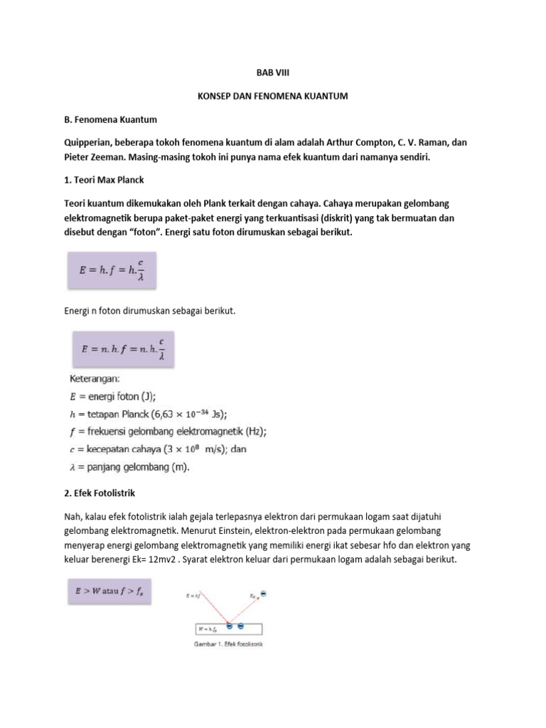 Konsep Dan Fenomena Kuantum | PDF | Sains & Matematika