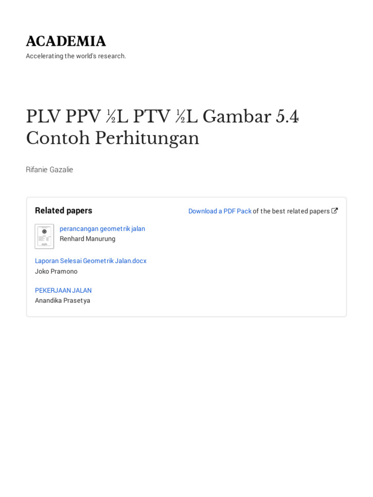 PDF Plv Ppv l Ptv l Gambar 54 Contoh Perhitungan Compress | PDF