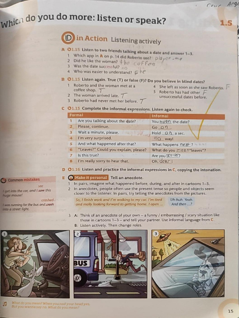 Tareas Ingles 3 U1 | PDF