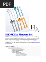 La Tavola Flatware Collection Overview | PDF | Tableware | Spoon