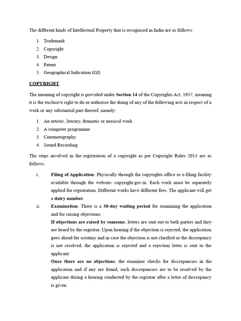 Types of IP | PDF | Patent Application | Patent
