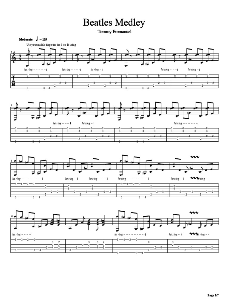 Beatles Medley | PDF