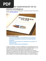 Cómo crear un plan de implementación | PDF | Planificación estratégica ...