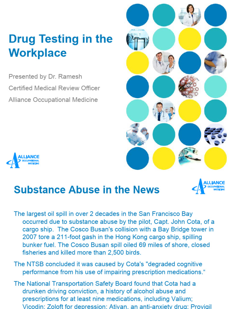 Drug Testing in Workplace | PDF | Drug Test | Substance Abuse