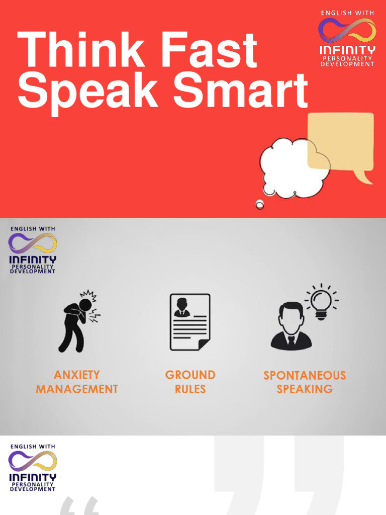 Think Fast, Speak Smart | PDF