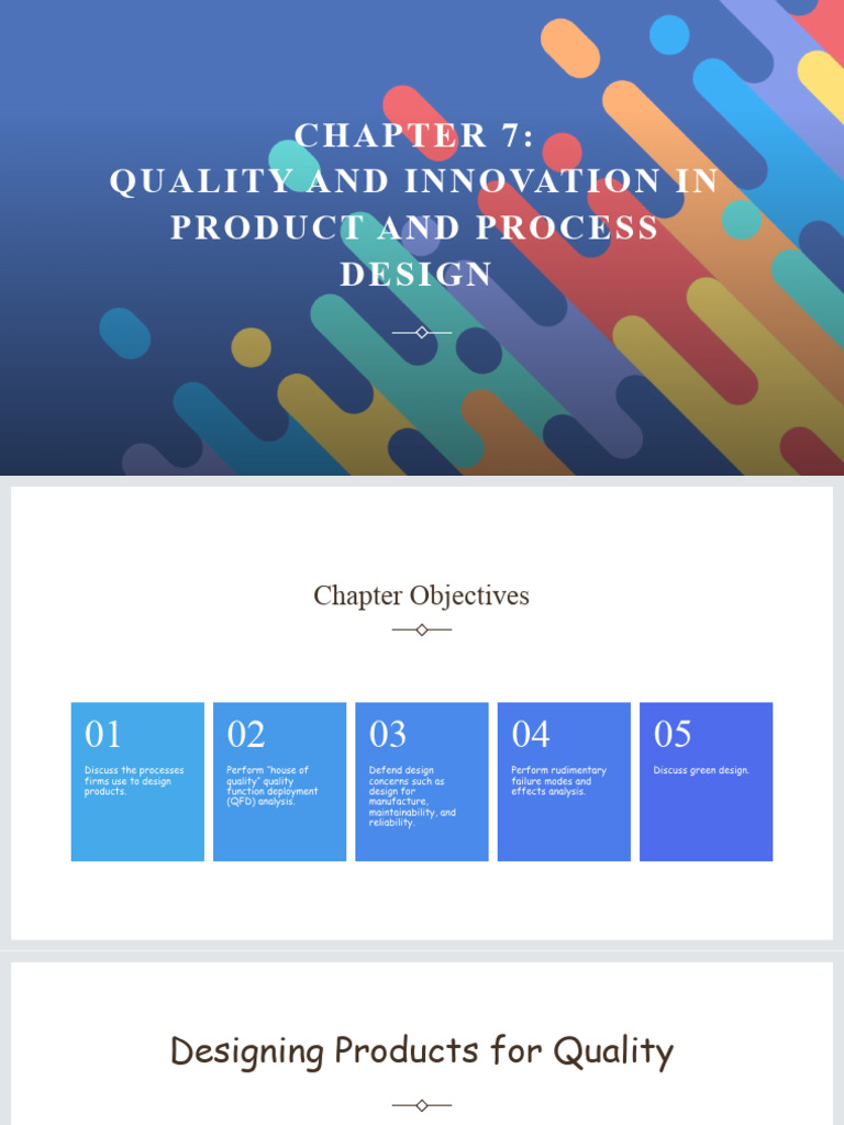 Quality and Innovation in Product and Process Design | PDF | Computer ...