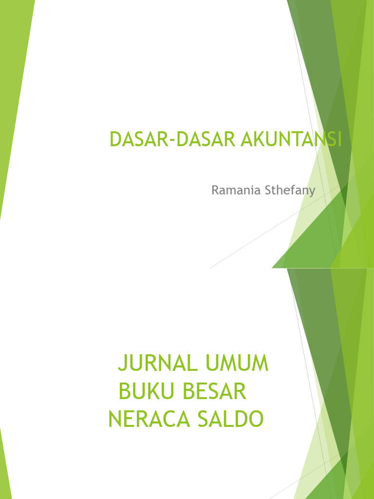 Pengantar Akuntansi Topik 1 | PDF