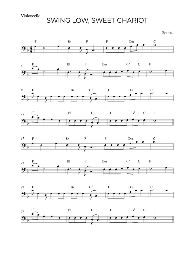 Swing Low Cello | PDF