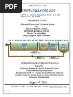 WWTP Process Flow Chart | PDF | Sewage Treatment | Biodegradable Waste ...