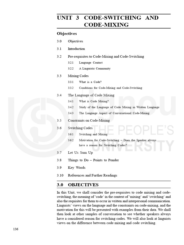 Sociolinguistics Unit 3 | PDF | Multilingualism | Linguistics