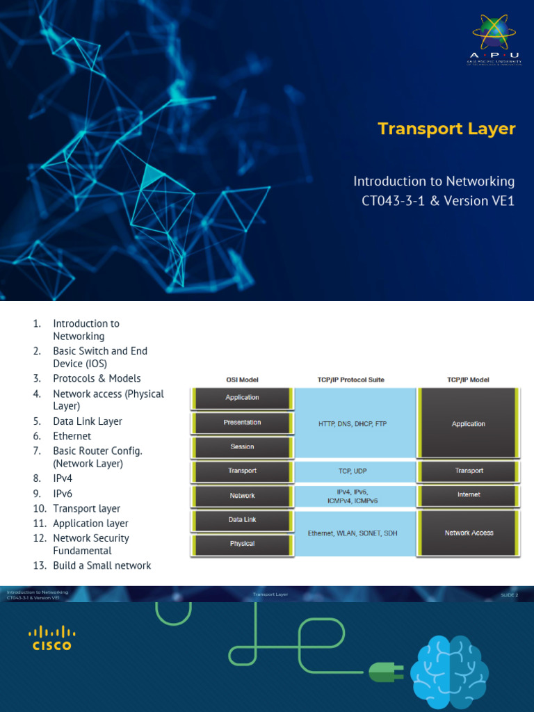 Chapter 8 - Transport LayerVE | PDF | Port (Computer Networking) | Transmission Control Protocol
