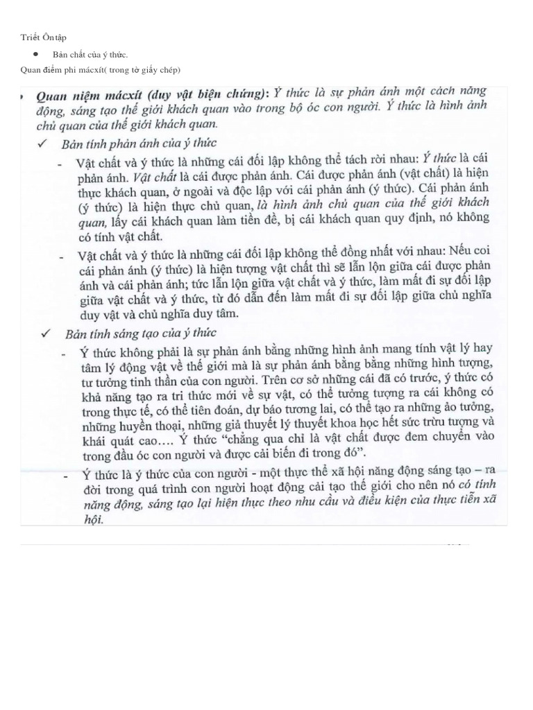 Ý TH C, PDCPD | PDF