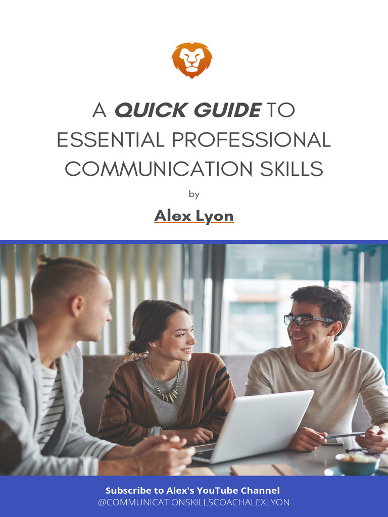 A Quick Guide To Essential Professional Communication Skills | PDF | Communication | You Tube