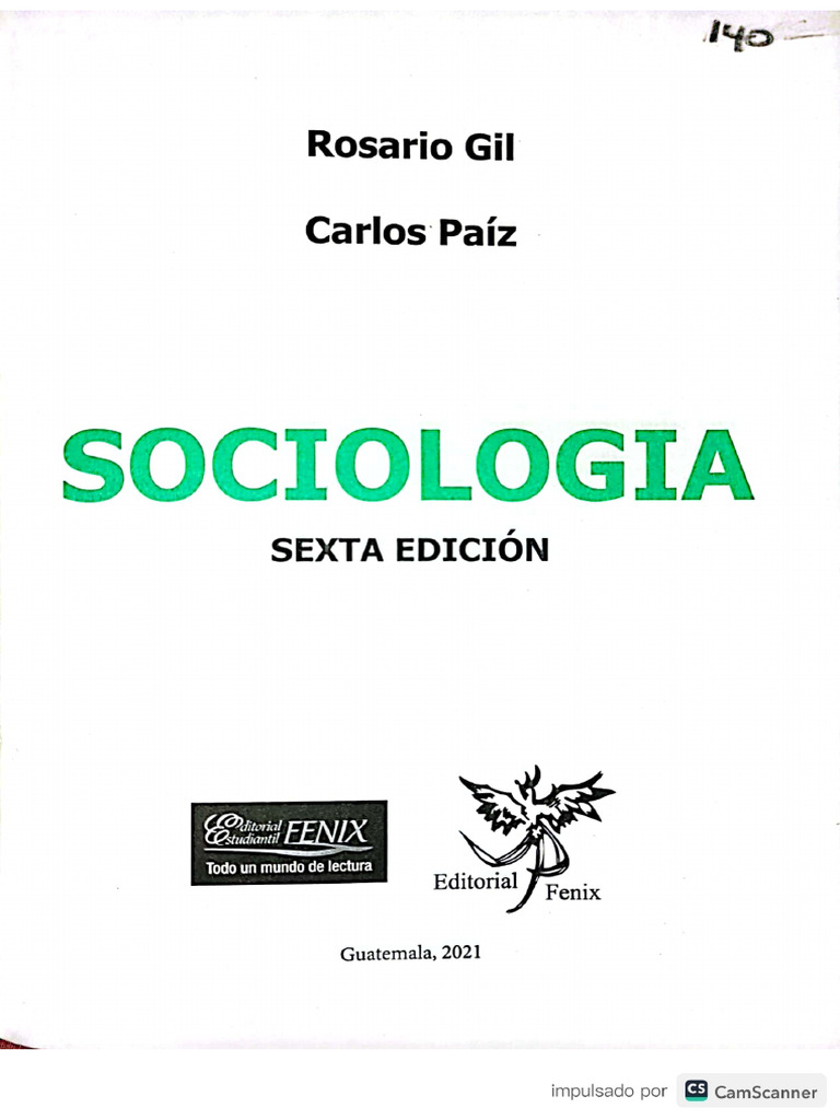 Libro Sociología-Carlos Paíz y Rosario Gil | PDF