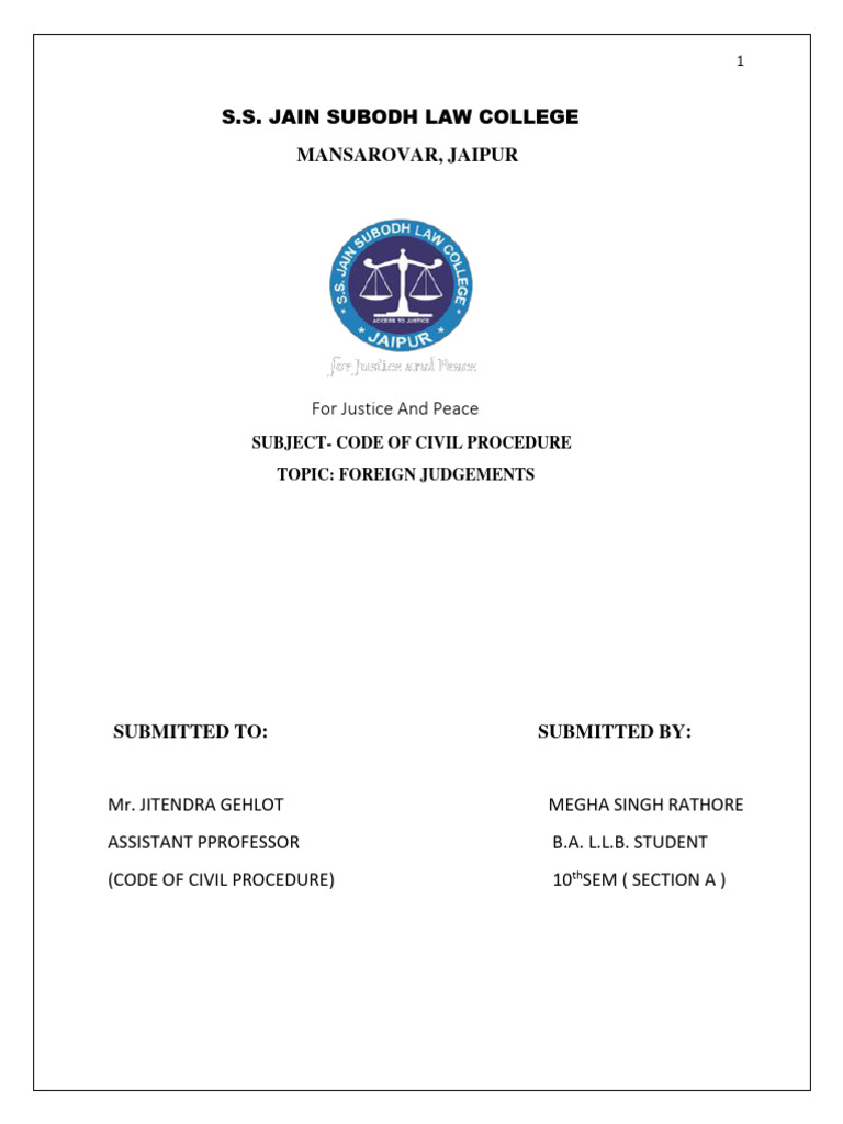 CPC | PDF | Judgment (Law) | Jurisdiction