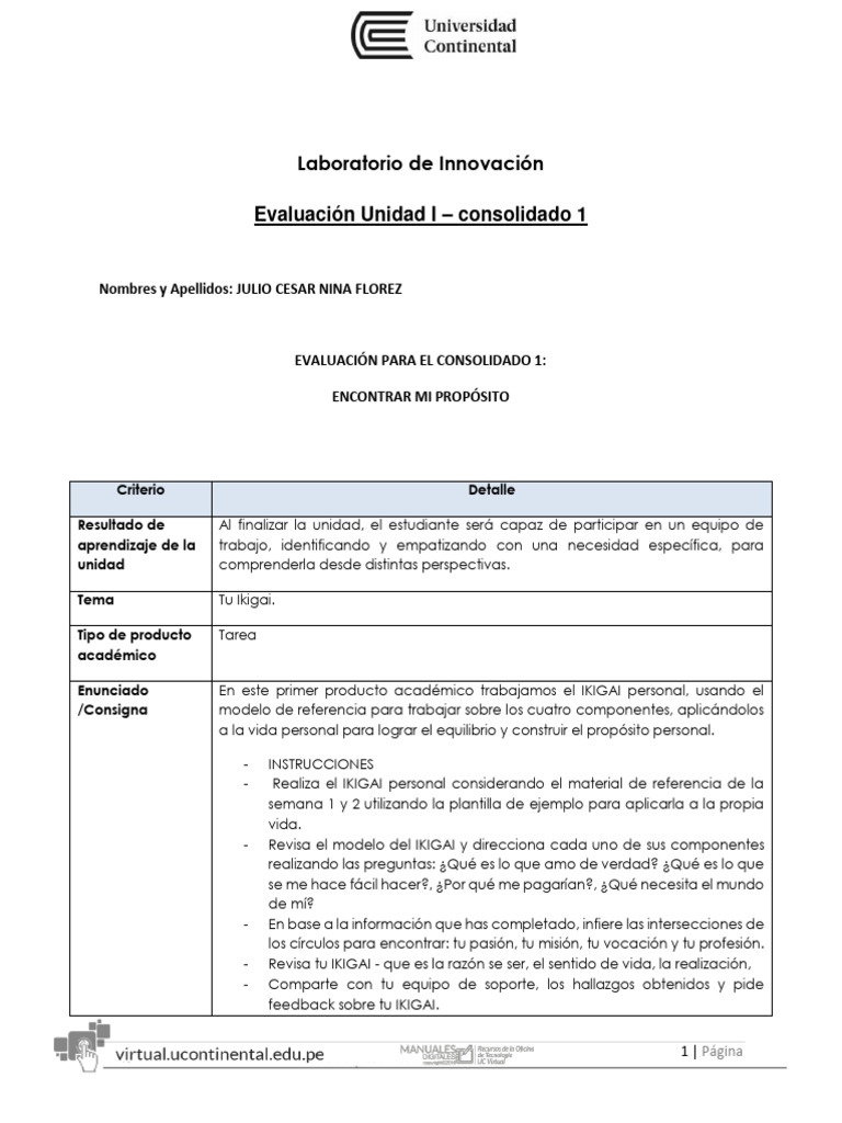 Consigna y Rúbrica de Evaluación - Unidad 1-23 | PDF | Evaluación | Rúbrica (Académica)