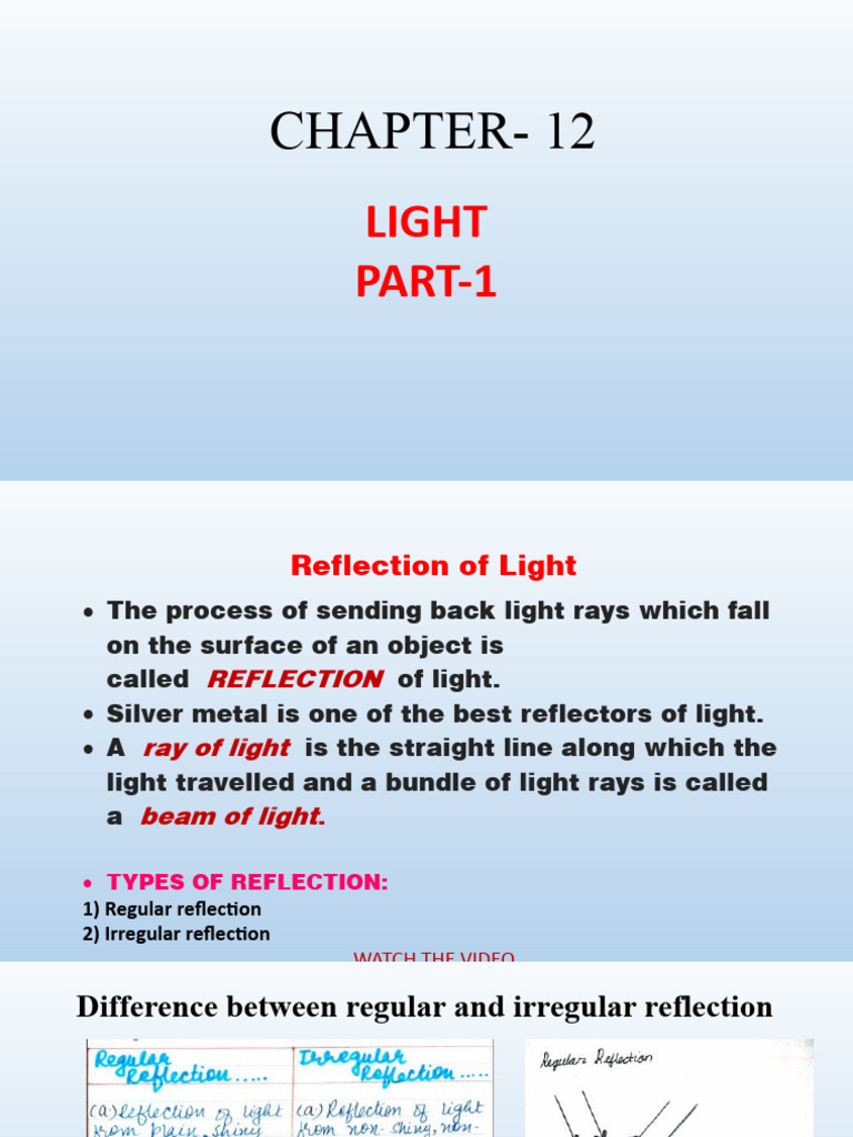 P-1 Light | PDF | Reflection (Physics) | Mirror