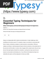 Learn How To Type Faster - Touch Typing Tips | PDF | Computer Keyboard ...