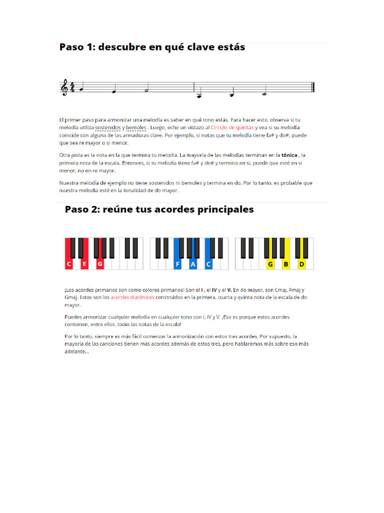 Armonía y Melodía | PDF