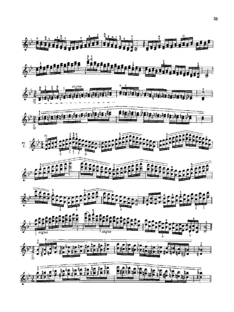Carl Flesh Escalas de Violín Sib Mayor Doble Cuerdas | PDF