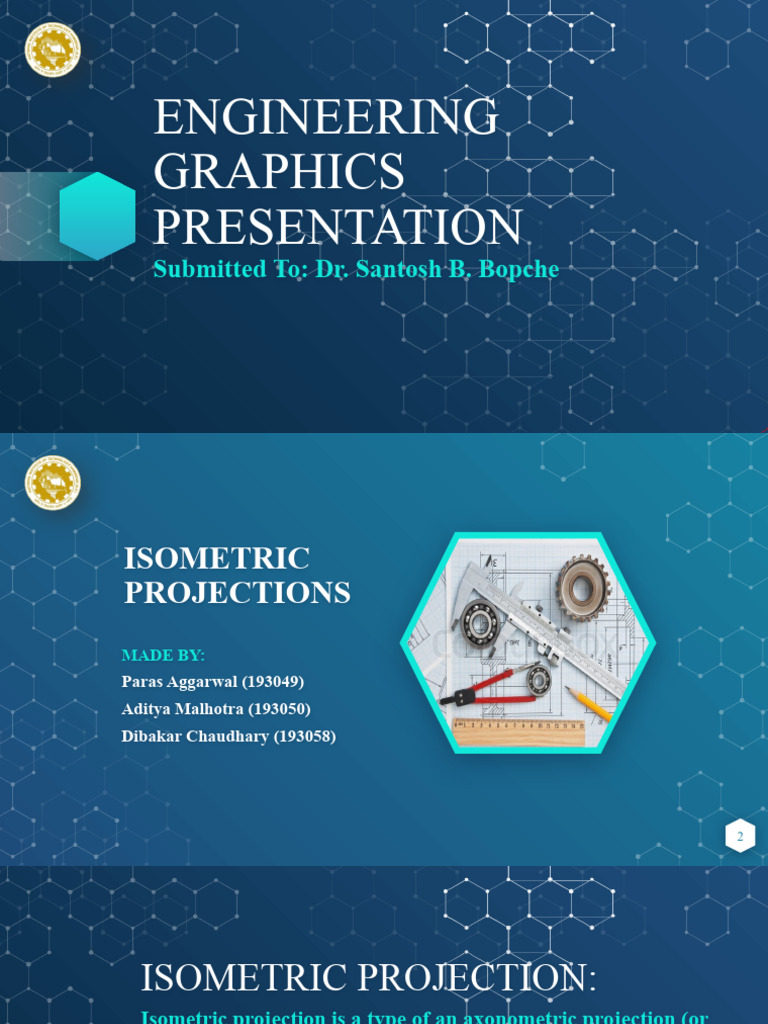 Isometric Projection in Engineering Graphics | PDF | Rectangle | Triangle