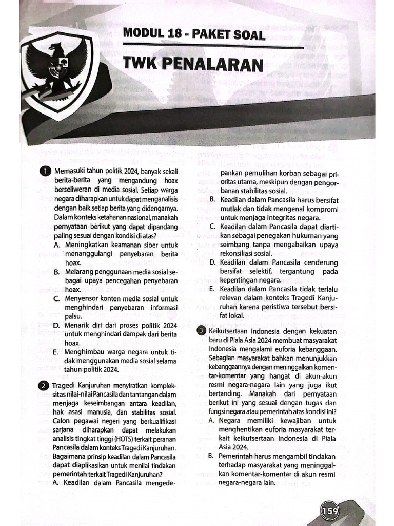 TWK Penalaran 2 | PDF