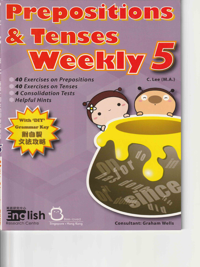 (5E4)Bee Publishing Preposition & Tenses Weekly | PDF