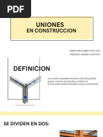 Uniones de Estructuras Metálicas - Valeria Badillo e Isabella Bejarano ...