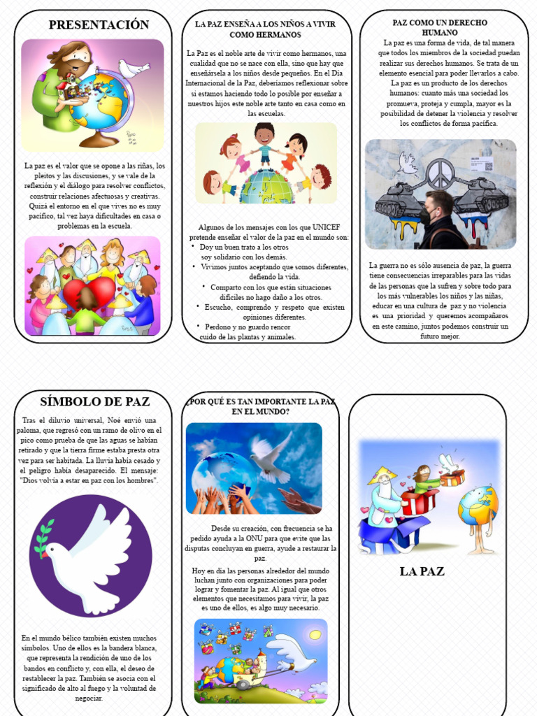 Triptico de La Paz 3 | PDF | Paz