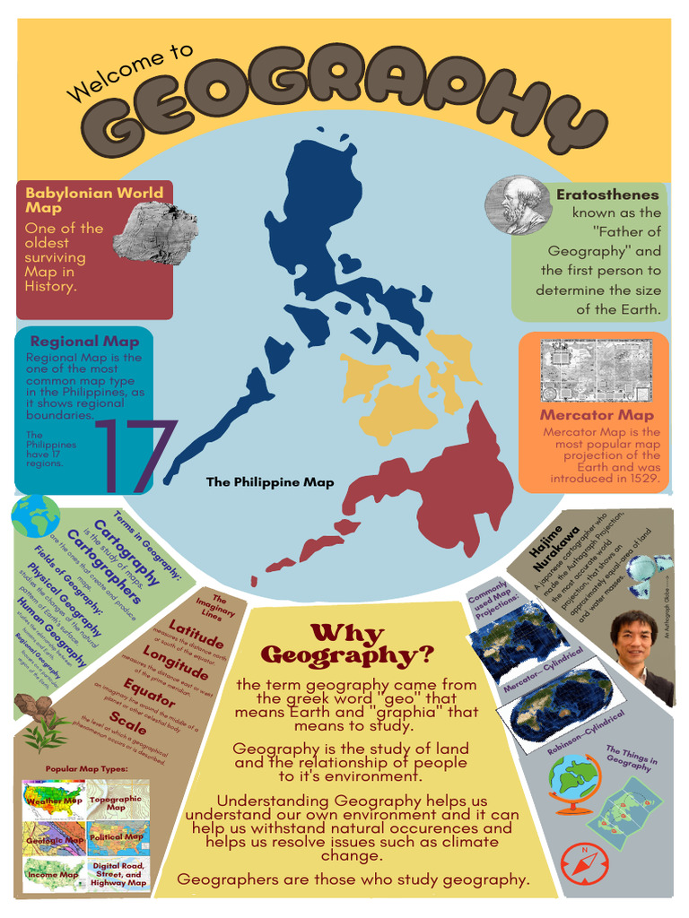 GEOGRAPHY INFOGRAPHICS | PDF | Science | Geographical Technology