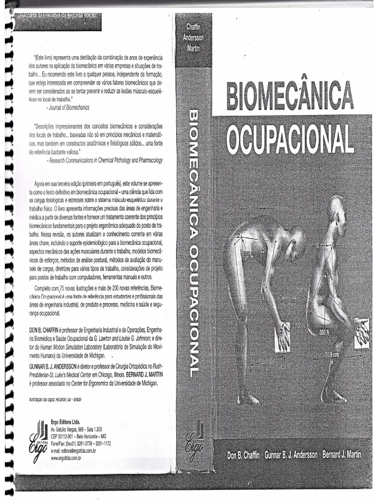 Biomecânica Ocupacional - Chaffin | PDF