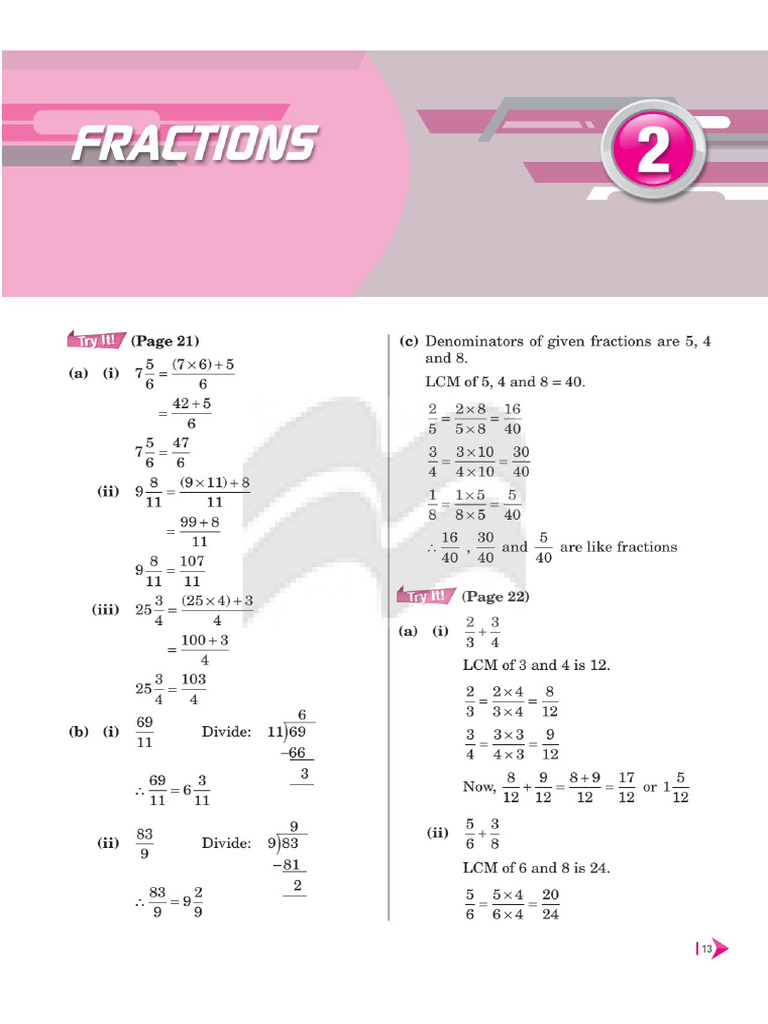 CPA Maths Class 7 | PDF