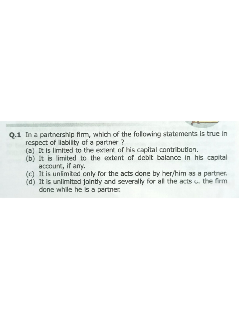 Ch-1 Accounting For Partnership Firms | PDF