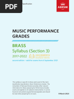 Band Grading Chart | PDF | Rhythm | Tempo