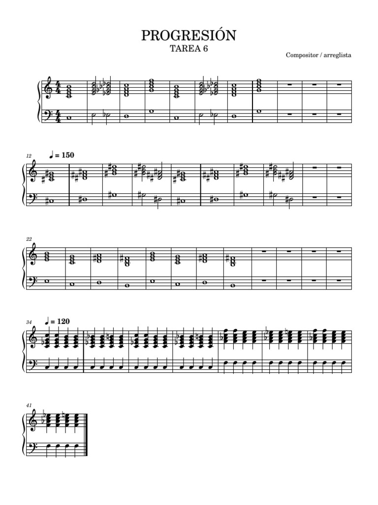 PROGRESIÓN TAREA | PDF