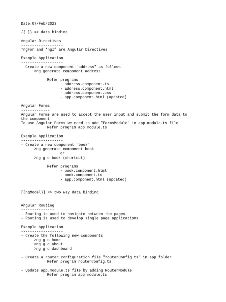 Angular - Part-2-07-Feb-2023 | PDF | Business | Computers