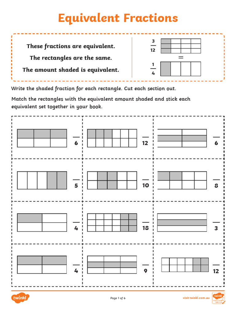 Year 3 Equivalent Fractions Worksheet Pdf Euclidean Geometry Geometry