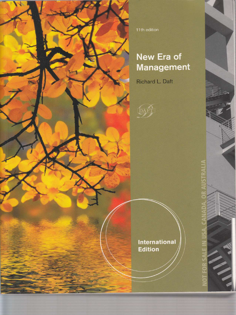 11ed New Era of Management - Richard L Daft | PDF