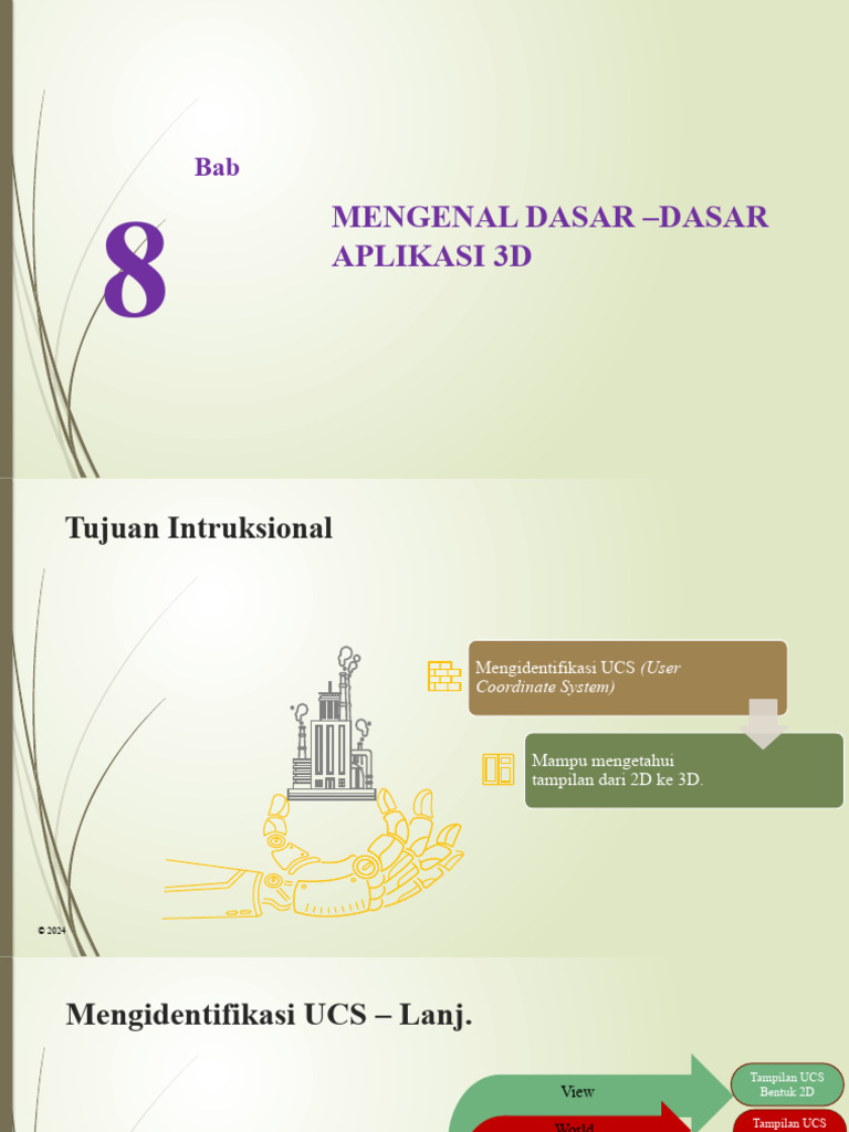 Bab 08 Mengenal Dasar-Dasar 3d | PDF | Analytic Geometry | Differential ...