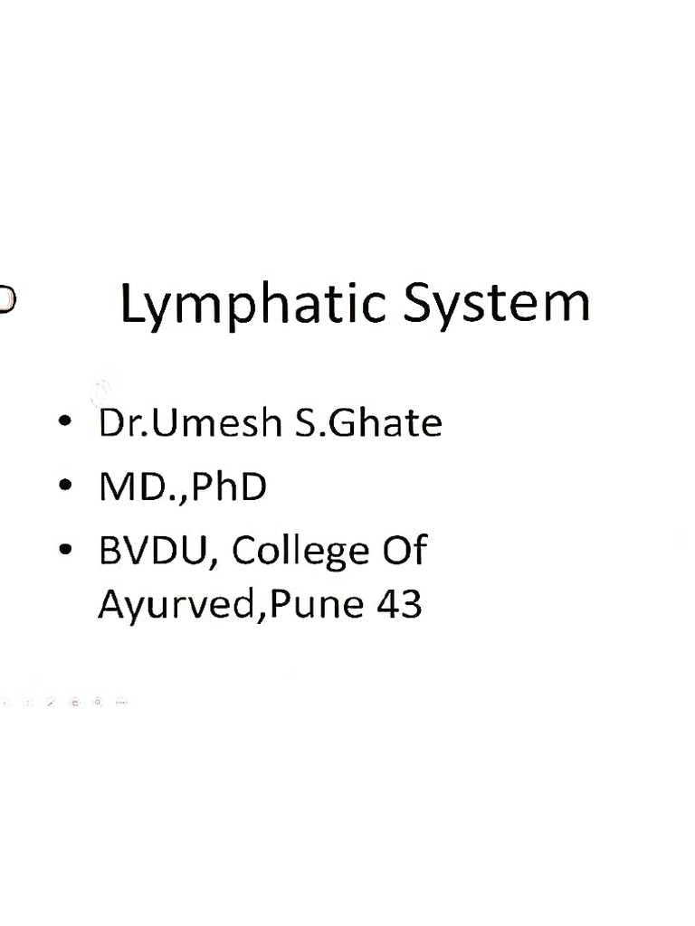 Lymphatic System | PDF