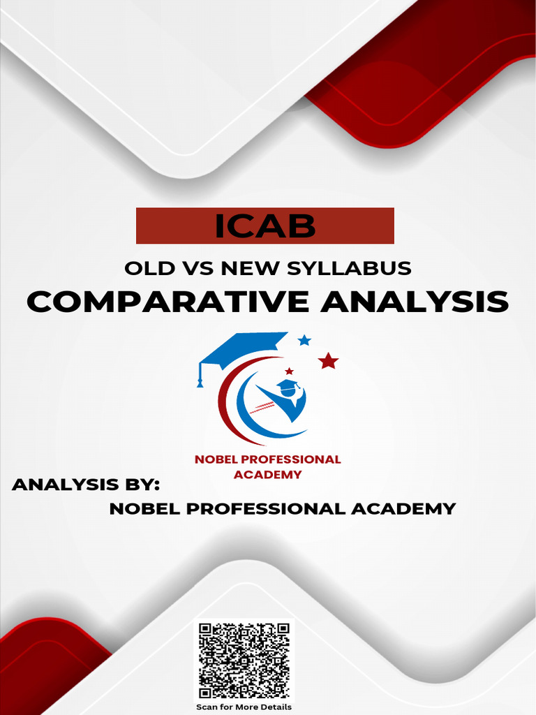 Comparative Analysis of ICAB old & new syllabus For Certificate Level | PDF | Accounting | Taxes