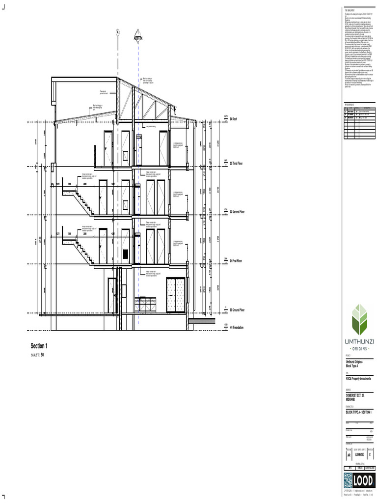 Block Type A - Section 1 Drawing | PDF | Specification (Technical ...