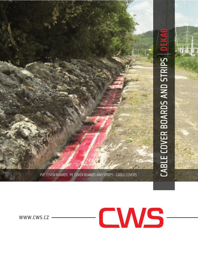 CWSCable Protection Plates PDF Sheet | PDF | Polyethylene | Engineering ...