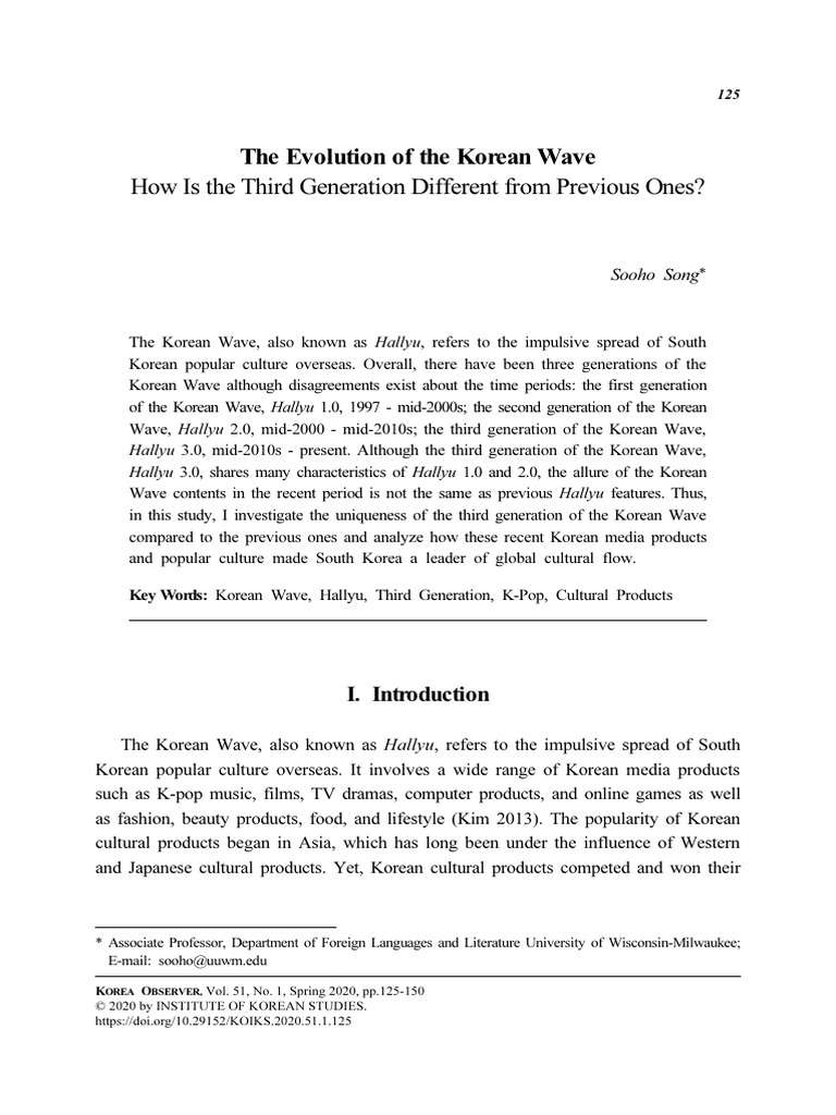 Unpacking Hallyu 3.0: Korean Wave Evolution | PDF | Social Media ...