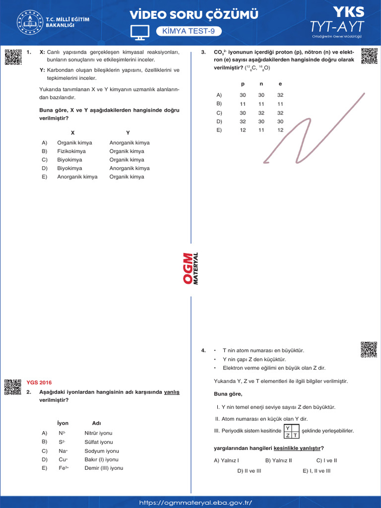 Ki̇mya-9 240414 155357 | PDF