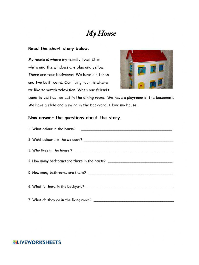 Kelas 3 - My House | PDF